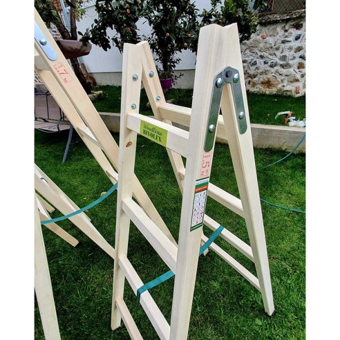 Дървена стълба 2 м EKO топ цена dshome.bg