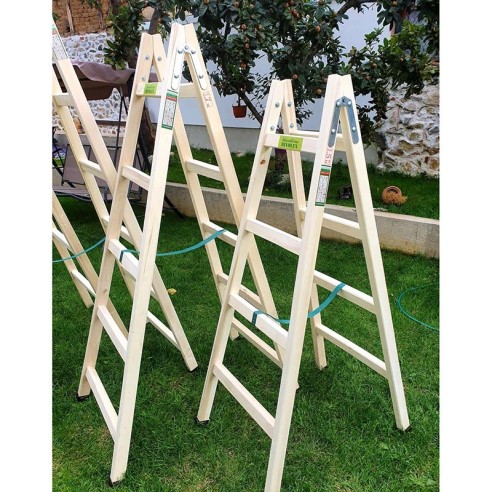 Дървена стълба 2 м EKO на изгодна цена dshome