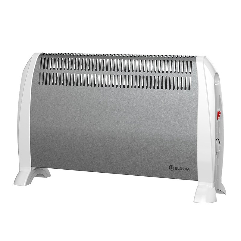 Подов конвектор 2 kW сребрист CF2000SL ELDOM на изгодна цена dshome