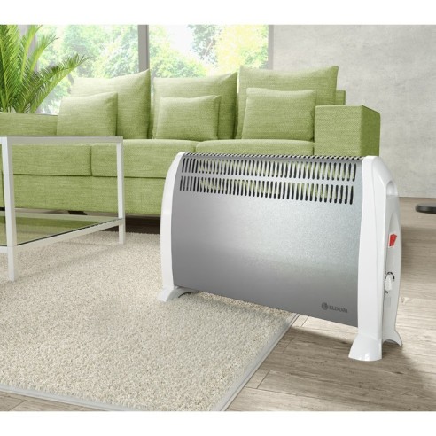 Подов конвектор 2 kW сребрист CF2000SL ELDOM топ цена dshome.bg