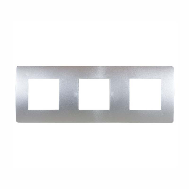 Тройна рамка Basic сребристосива ELMARK на изгодна цена dshome