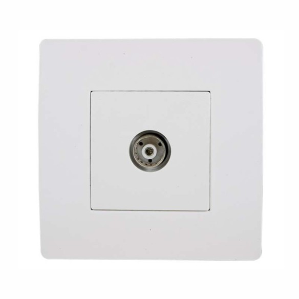 Контакт за антена Basic бял ELMARK топ цена dshome.bg